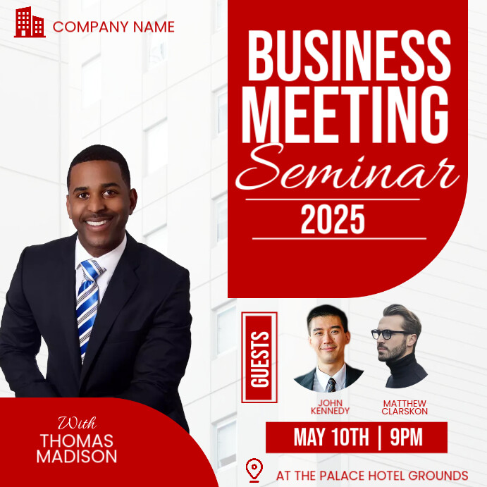 business meeting flyer Template | PosterMyWall