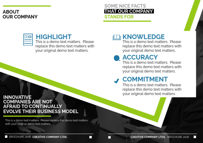 Copy of Business Model Bi-Fold | PosterMyWall