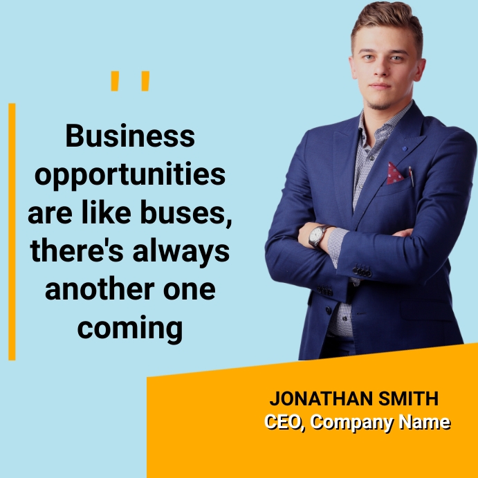 Business Motivation quote Template | PosterMyWall