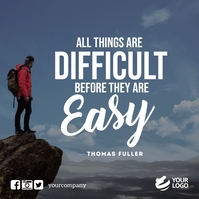 Work Motivation Quotes Instagram Facebook Template | PosterMyWall