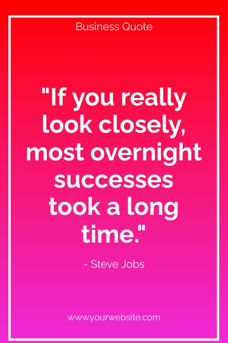 Business Motivational Quote Flyer Poster temp Template | PosterMyWall