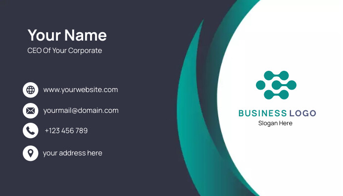 Business Name Card Template | PosterMyWall