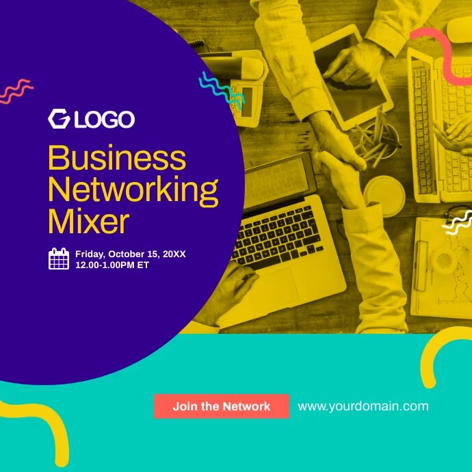 Copy of Business Networking Mixer Social Media | PosterMyWall