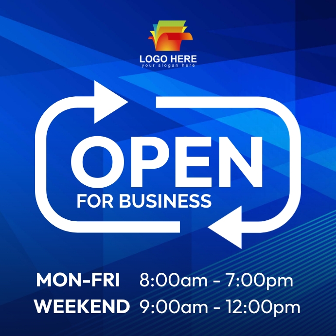 business office working hours Template | PosterMyWall