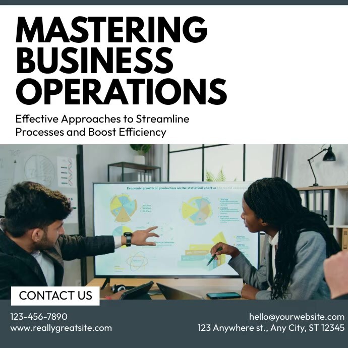 Plantilla de Business Operations Ads | PosterMyWall