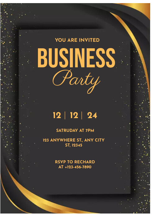Business party post Template | PosterMyWall
