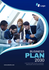 Business Plan Cover Design Template | PosterMyWall