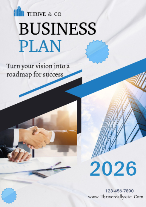 Business plan Template | PosterMyWall