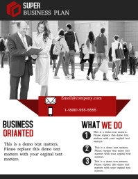 Business Plan Template | PosterMyWall