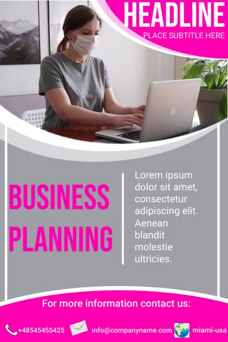 Business planning flyer template (1) | PosterMyWall