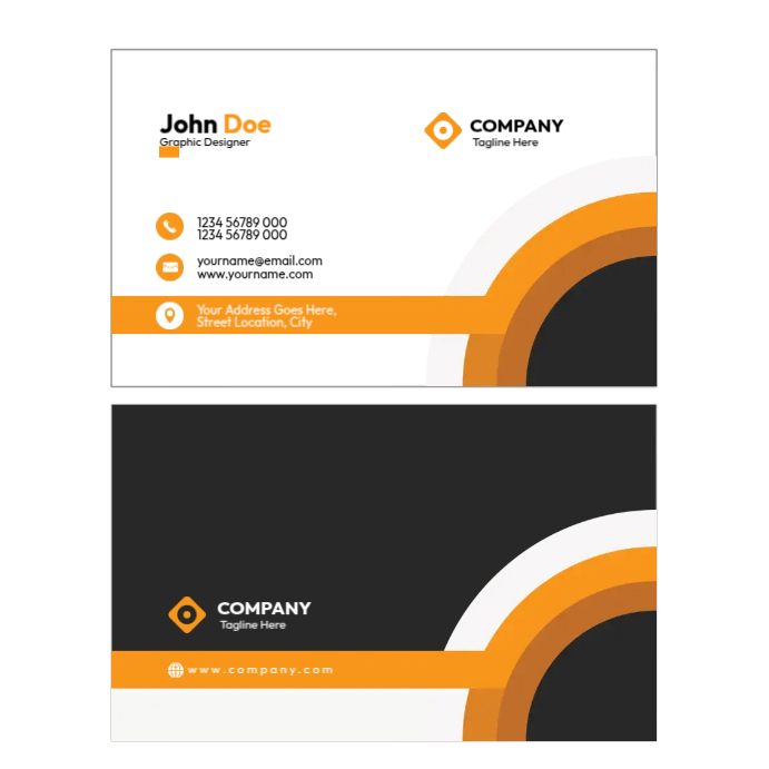 Business Professional Card Design Template | PosterMyWall