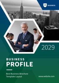 Business Profile Design Template | PosterMyWall