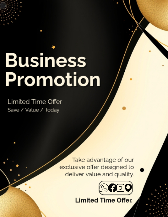 Business Promotion Flyer Template – Limited Offer Design | PosterMyWall