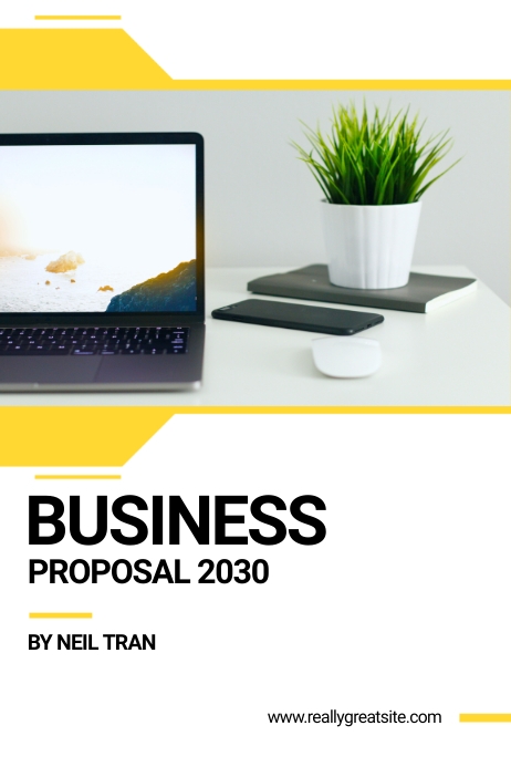 Plantilla de business Proposal Template | PosterMyWall