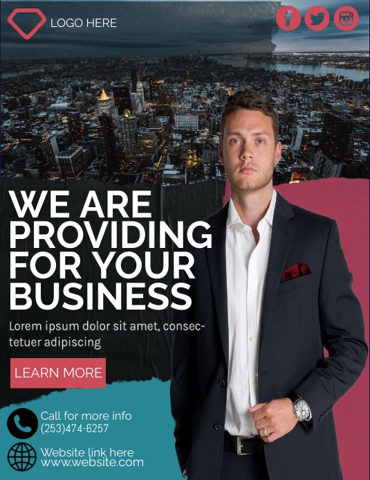 Business Provider Template | PosterMyWall