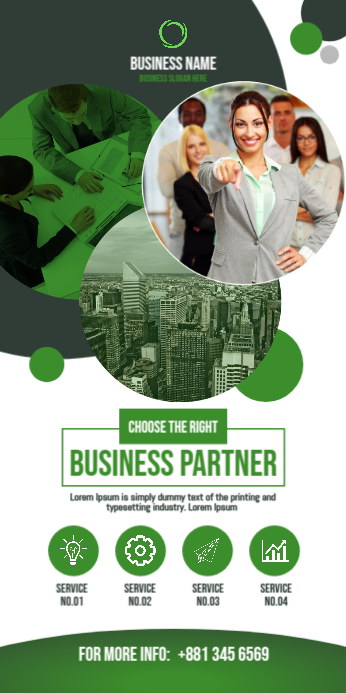Business Pull up banner design template | Roll up banner design ...