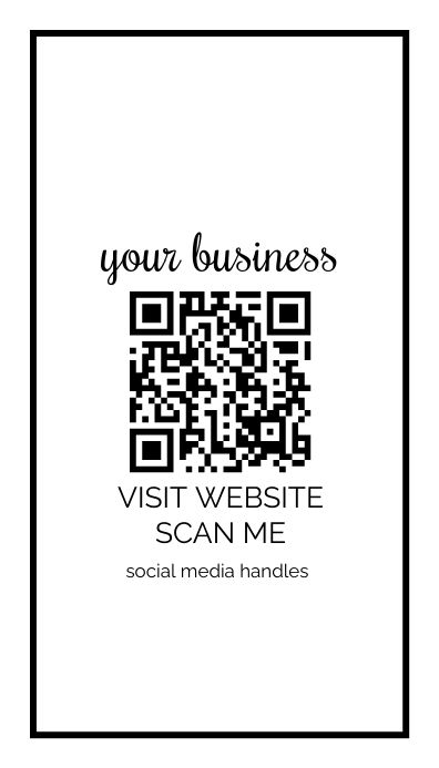 Copy of Business QR Code Template | PosterMyWall
