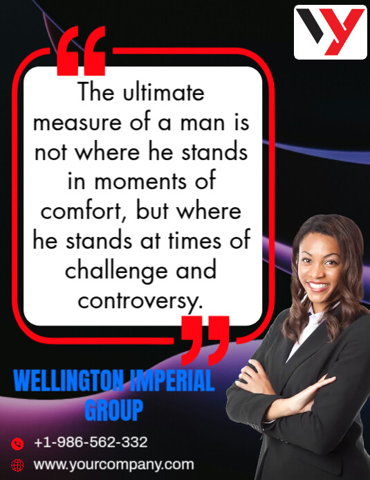 Business Quote Ad Template | PosterMyWall