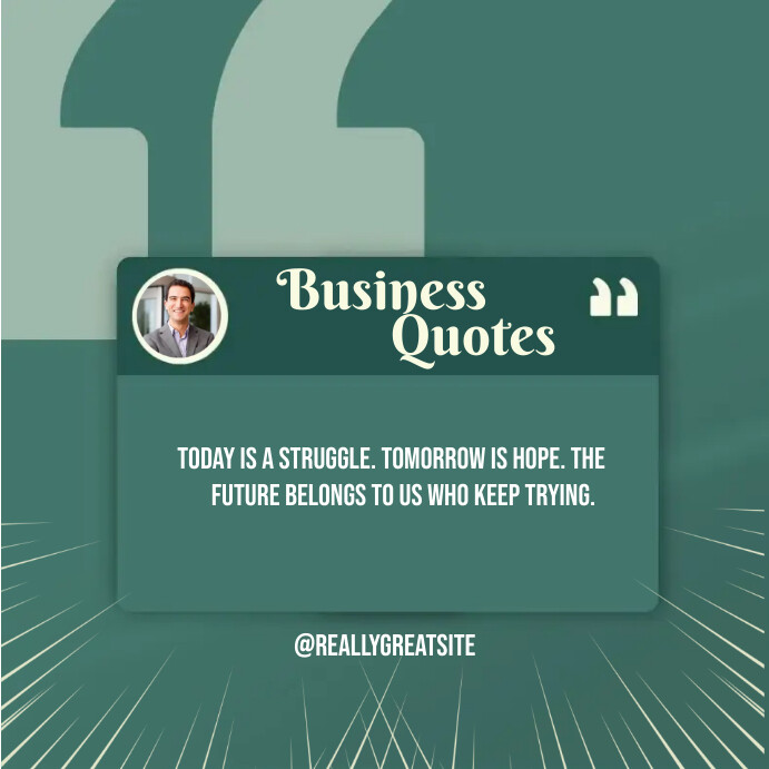 BUSINESS QUOTE INSTAGRAM POST Template | PosterMyWall