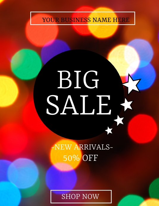 BUSINESS SALE FLYER TEMPLATE.E | PosterMyWall