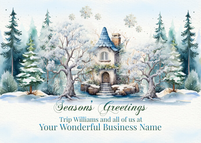 Business Season's Greeting Postcard Template | PosterMyWall