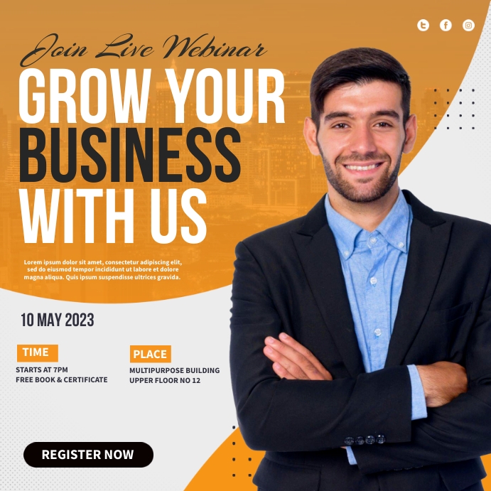 Copy of Business Seminar Ads | PosterMyWall