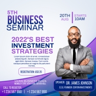 Business Seminar Ads Template | PosterMyWall