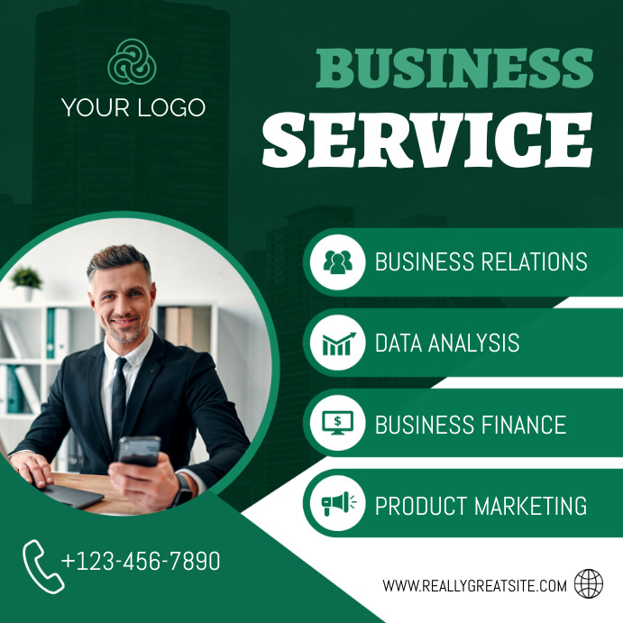 Business Service Template | PosterMyWall