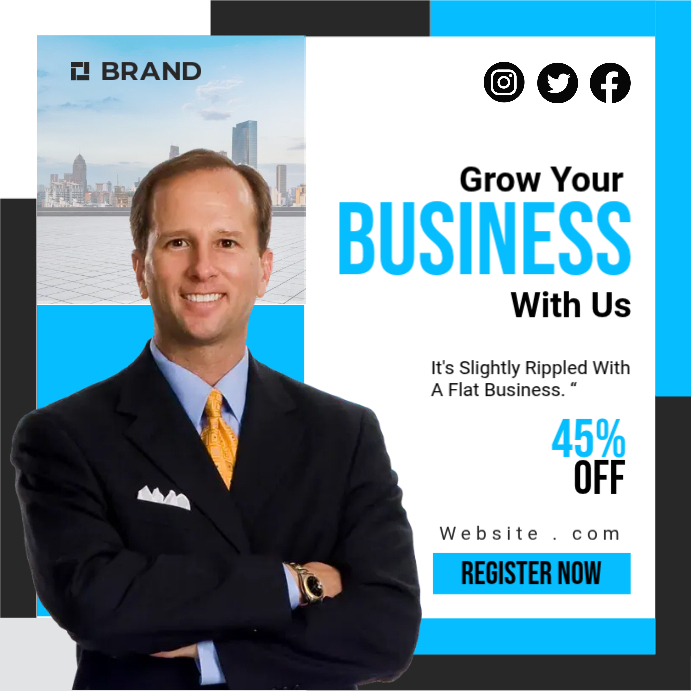 Plantilla de Business Solution ADS Template | PosterMyWall