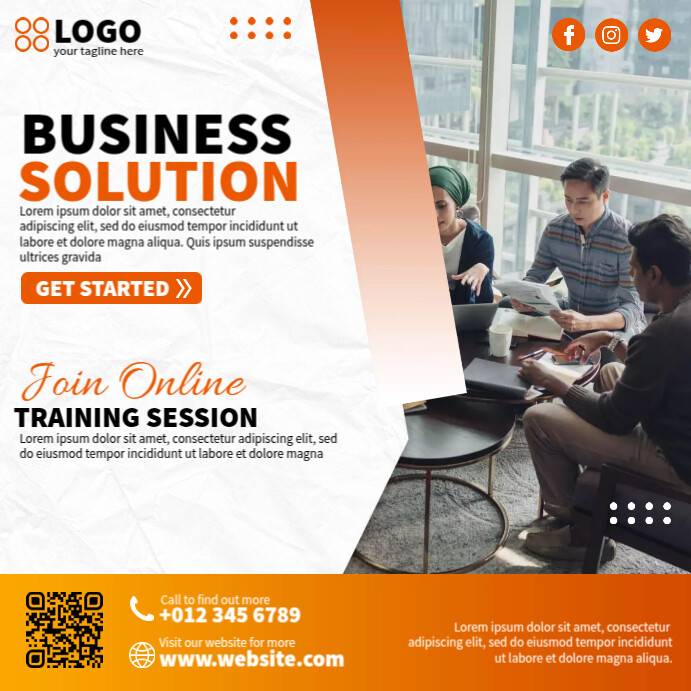 Business Solution Template | PosterMyWall