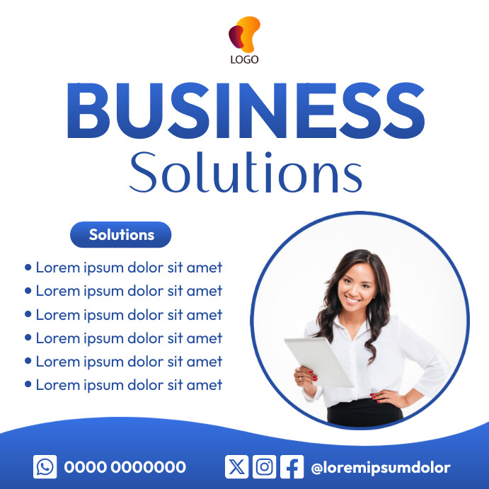 Business solutions Template | PosterMyWall
