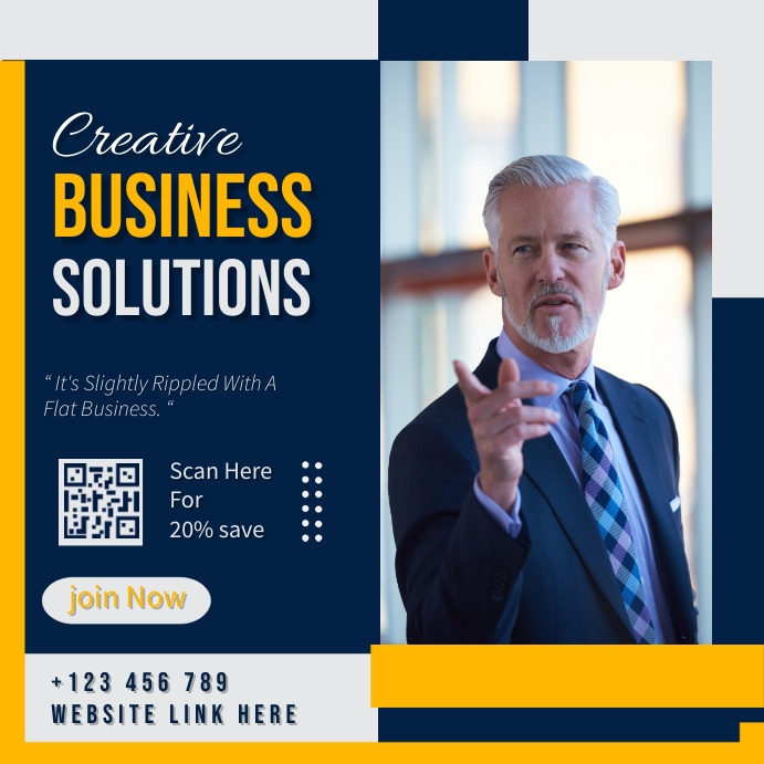 Business Solutions Template | PosterMyWall