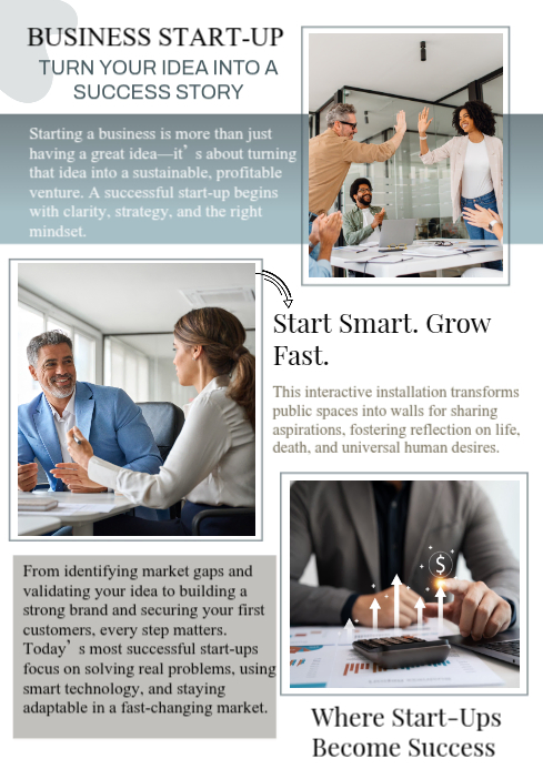 Copia de business start up | PosterMyWall