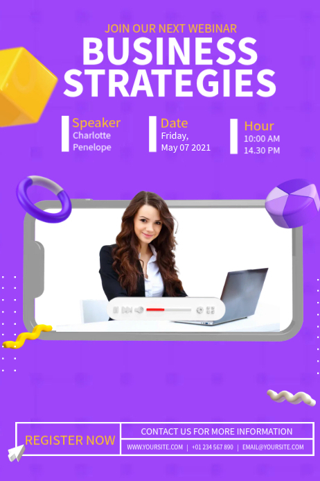 Business Strategies Template | PosterMyWall