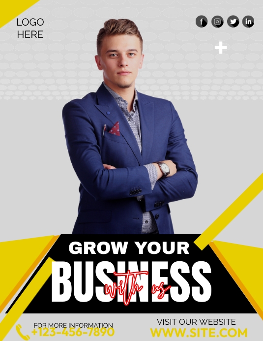 Business Success Brochure Template | PosterMyWall