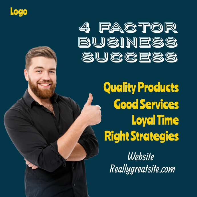 Plantilla de Business Success Factor Instagram Post | PosterMyWall
