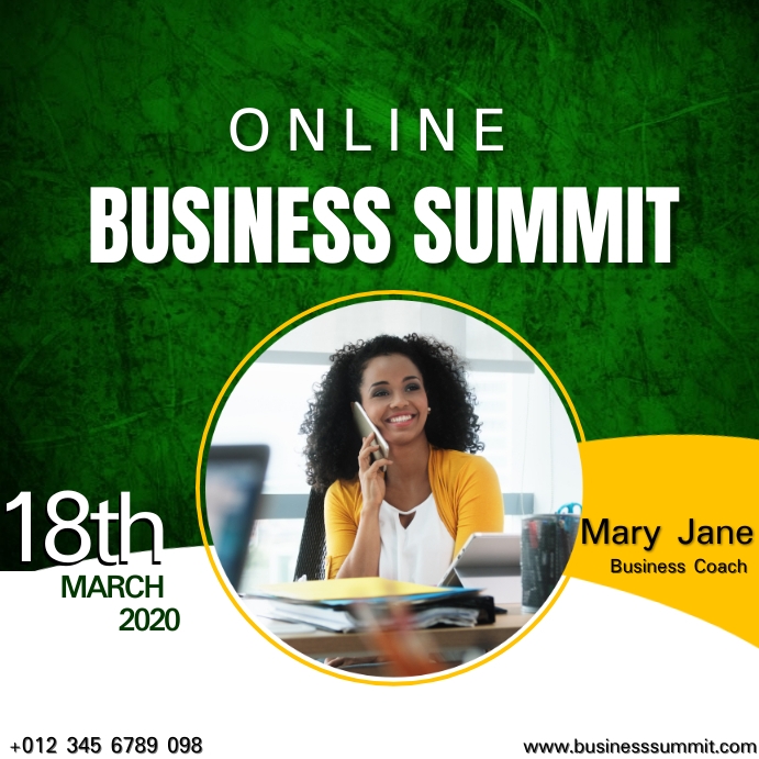 BUSINESS SUMMIT Template | PosterMyWall