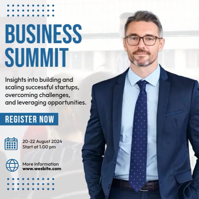 Business Summit Template | PosterMyWall