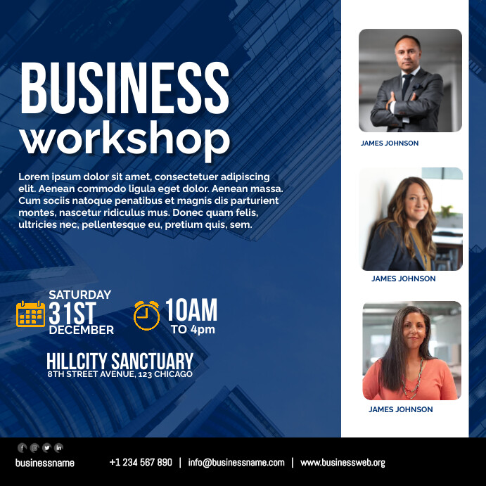 Plantilla de business summit flyer | PosterMyWall