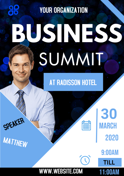 business summit flyer Template | PosterMyWall