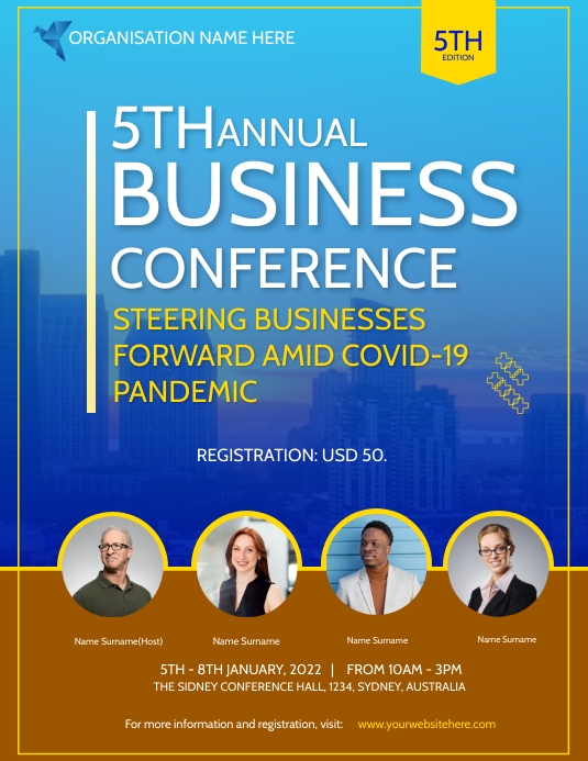 business summit poster Template | PosterMyWall