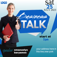 Business Talk Ads Template | PosterMyWall