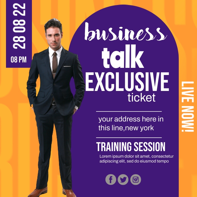 Business Talk Ads Template | PosterMyWall