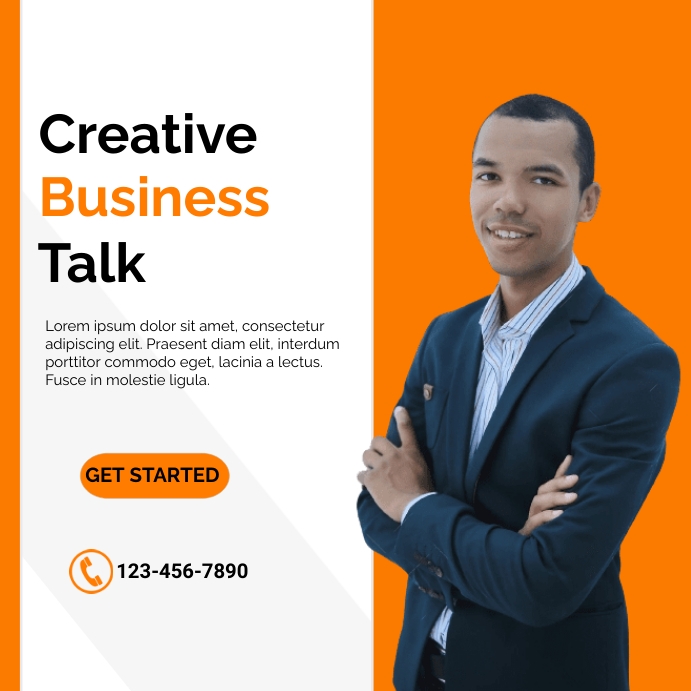 Business Talk Instagram Post Template | PosterMyWall