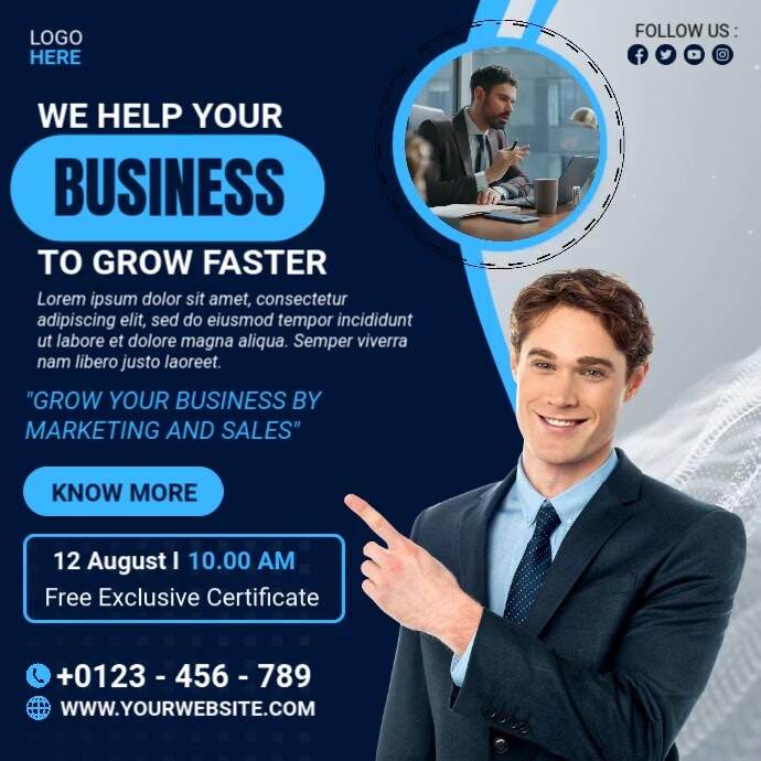 Copy of Business Template Ads | PosterMyWall