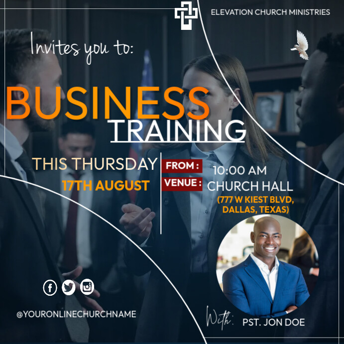 Business training (3) Template | PosterMyWall