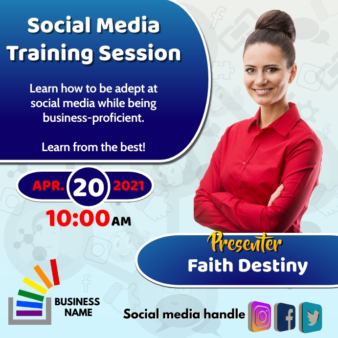 Business Training Seminar Template | PosterMyWall
