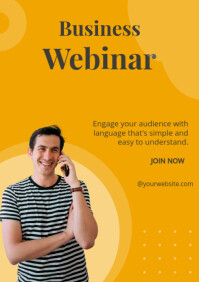 Business Webinar Ad Template | PosterMyWall