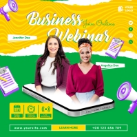 Business Webinar Ads Template | PosterMyWall