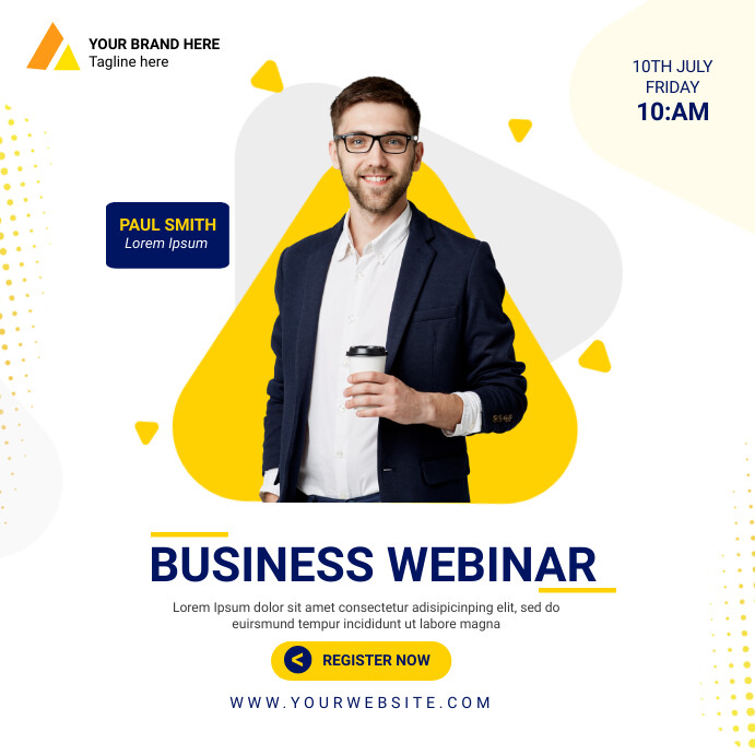 business webinar Template | PosterMyWall